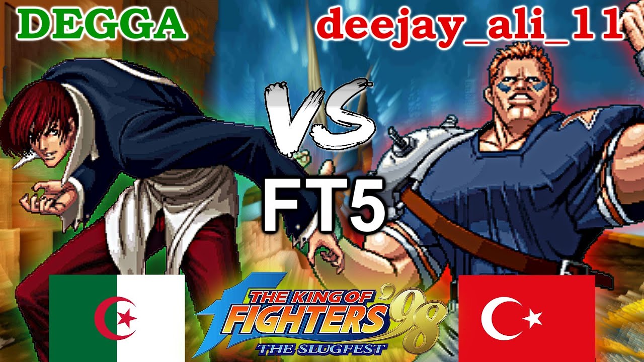 KOF 98 - DEGGA vs deejay_ali_11 FT5 - YouTube