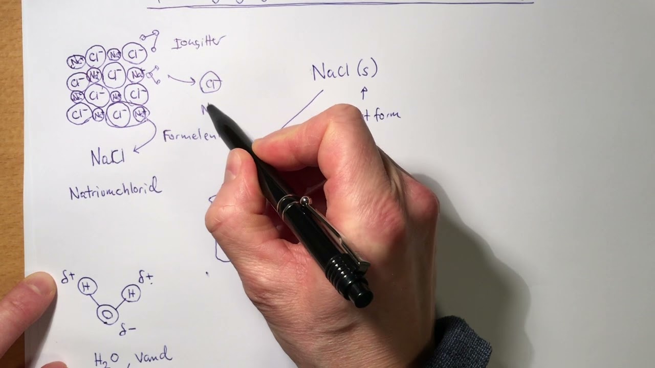 Opløsning og egenskaber af ionforbindelse (salt) - YouTube