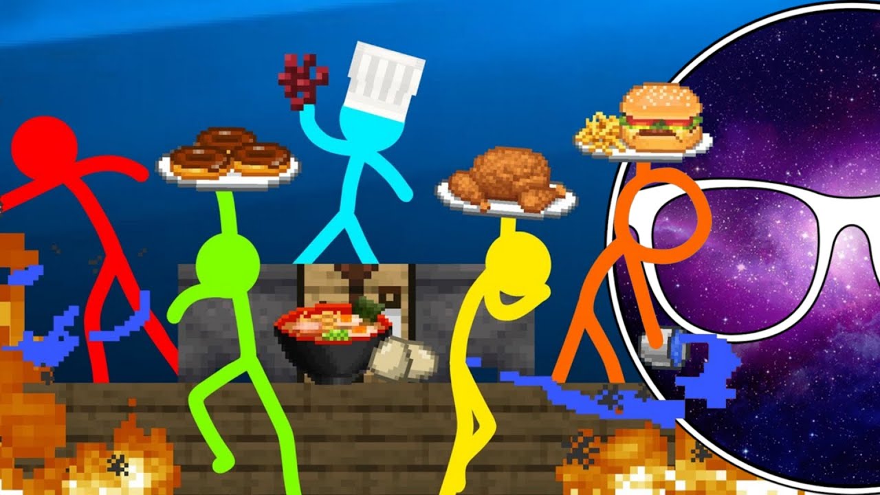"The Chef - Animation vs. Minecraft Shorts Ep 32" by Alan Becker ...