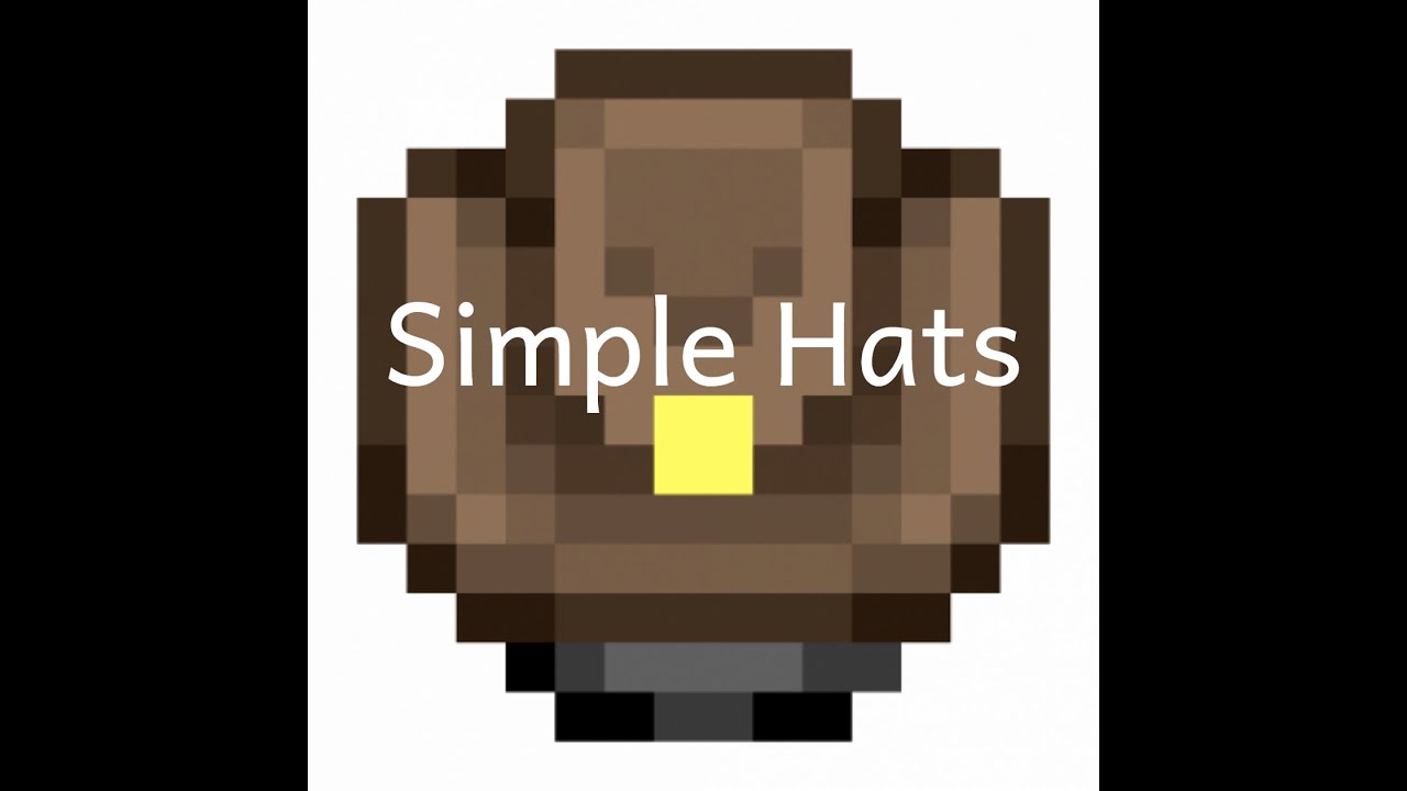 Simple Hats mod in Minecraft - YouTube