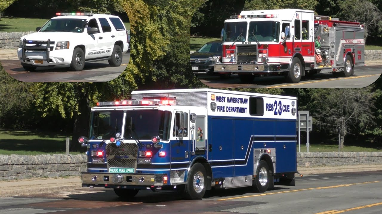 **Blue Rescue** Orangeburg FD 11-2, 11-1750 & WHFD 23-Rescue responding ...