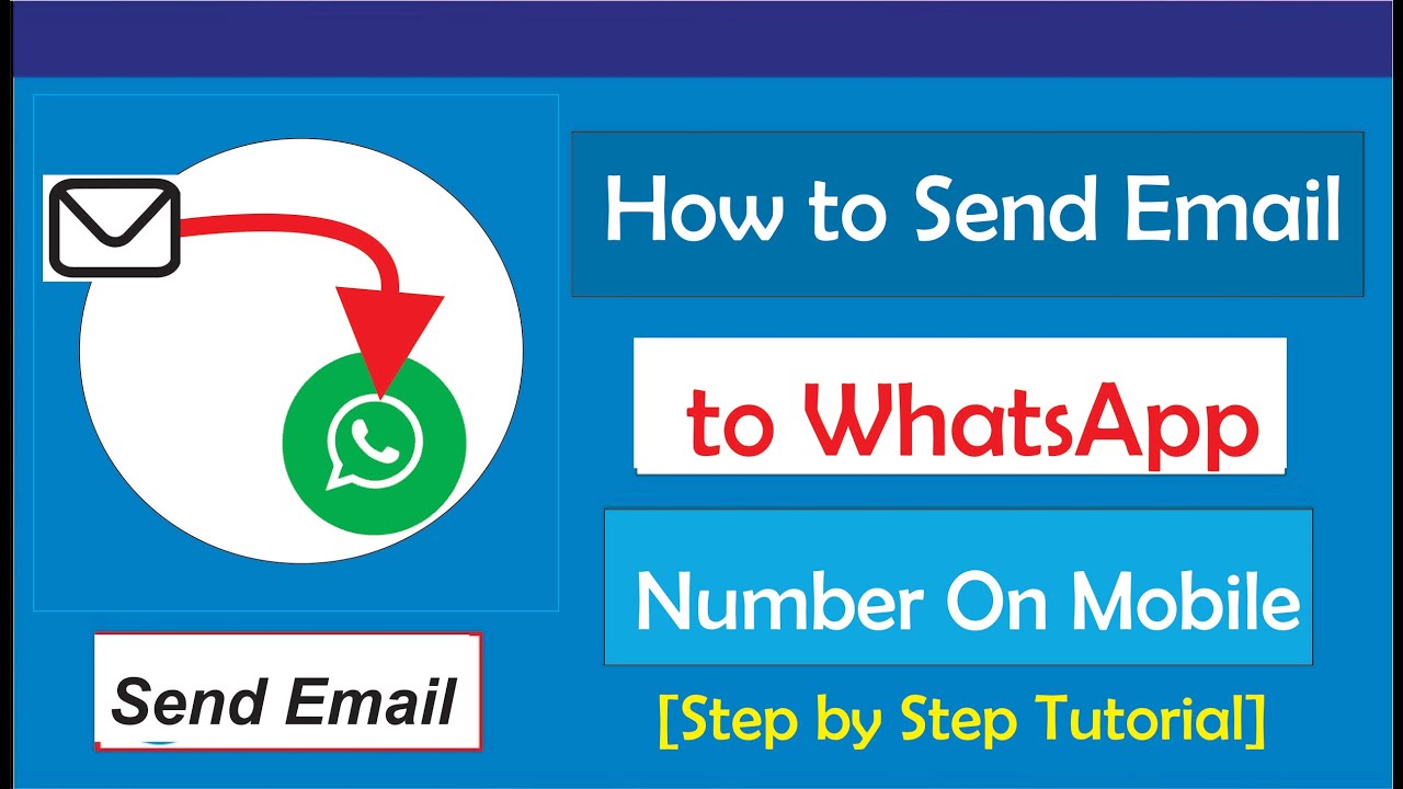 How to Send Email Message to WhatsApp Number - YouTube