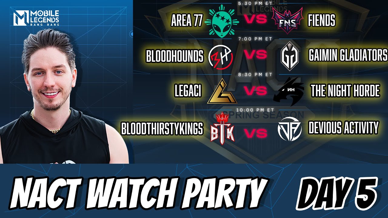 🔴 LIVE: 2024 NACT Spring Season Day 5 - Epic Clashes Await! | Watch ...