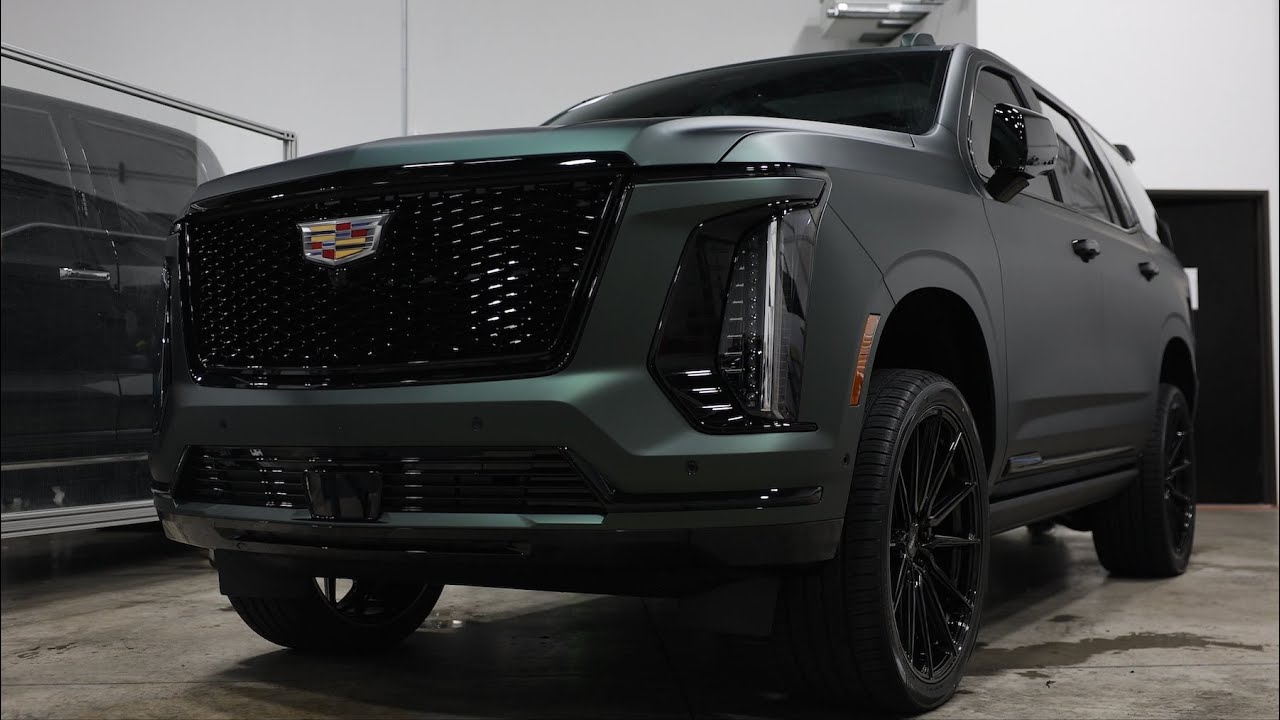 Cadillac Escalade 2025 | Full Wrap | PurePPF Satin Forest Green | S ...