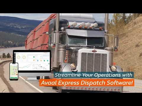 Streamline Your Operations with Avaal Express Dispatch Software! - YouTube