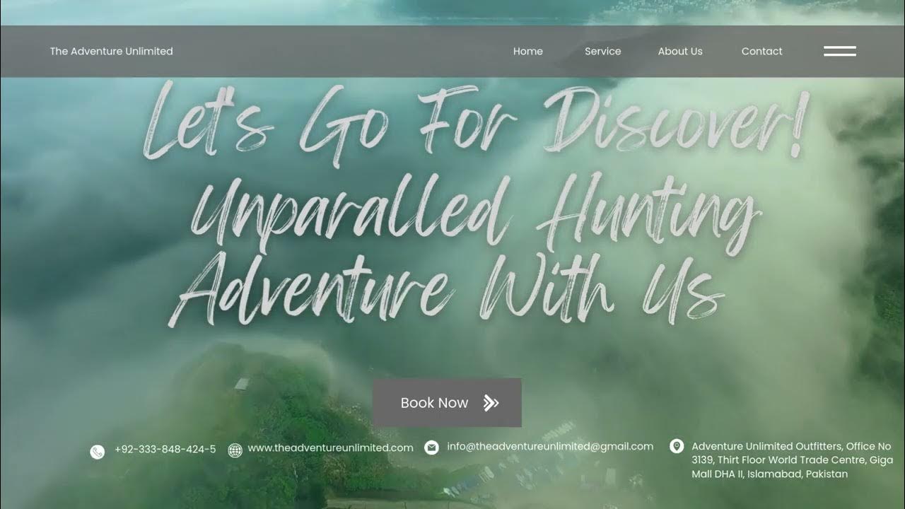 The Adventure Unlimited provide unparallel hunting experiences - YouTube