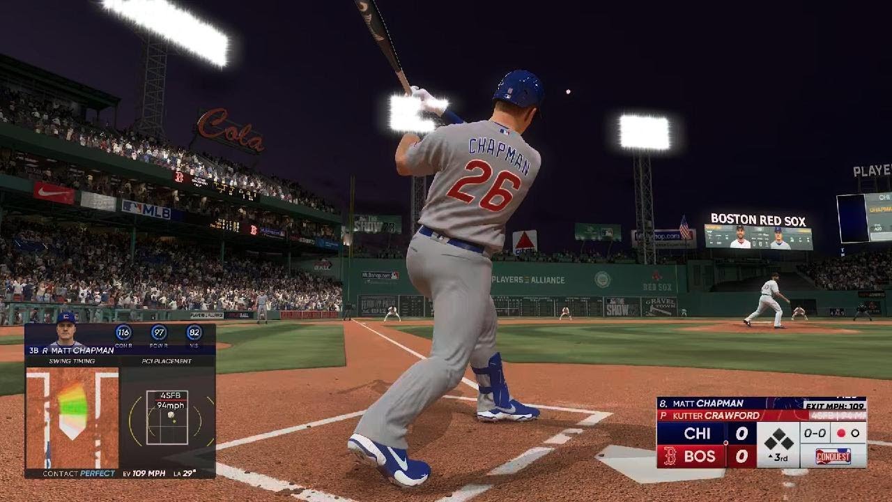 Matt Chapman Puts It Over the Green Monster -MLB The Show 23 - YouTube