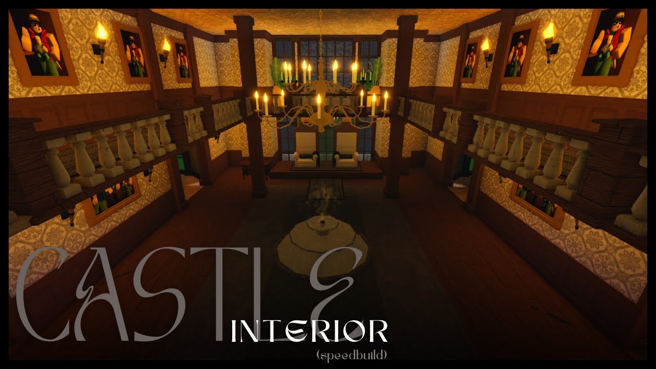 Castle Speed Build PT. 2 (Interior) | Welcome to Bloxburg | Speed Build ...