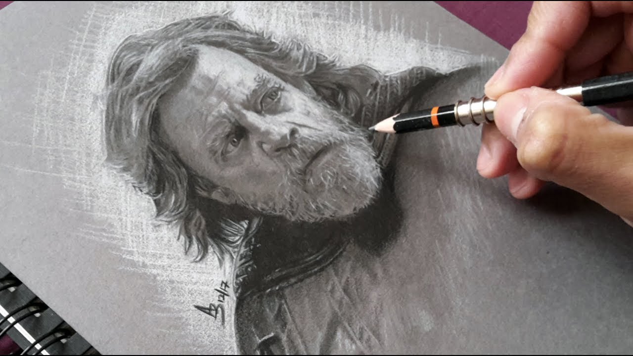 Drawing LUKE SKYWALKER | Hyper Realistic PORTRAIT Art - YouTube