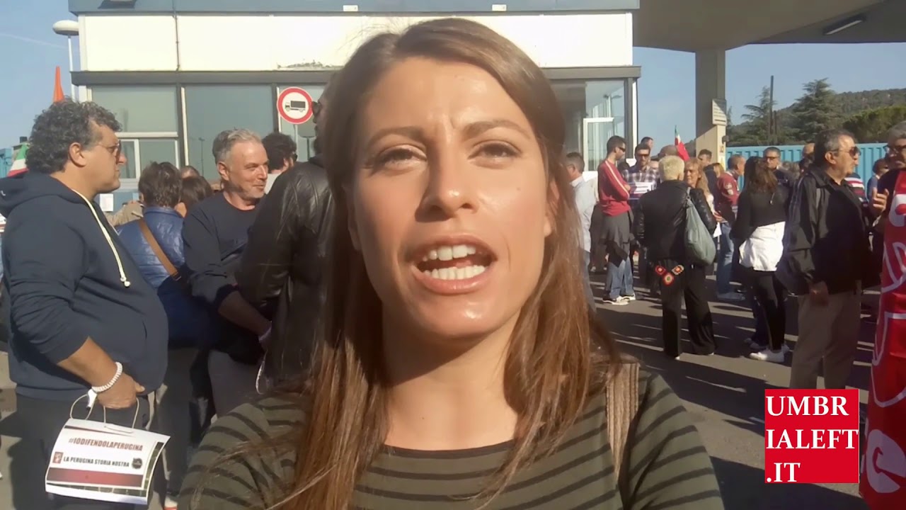 Sciopero Perugina, Intervista a Elisabetta Piccolotti, Sinistra ...
