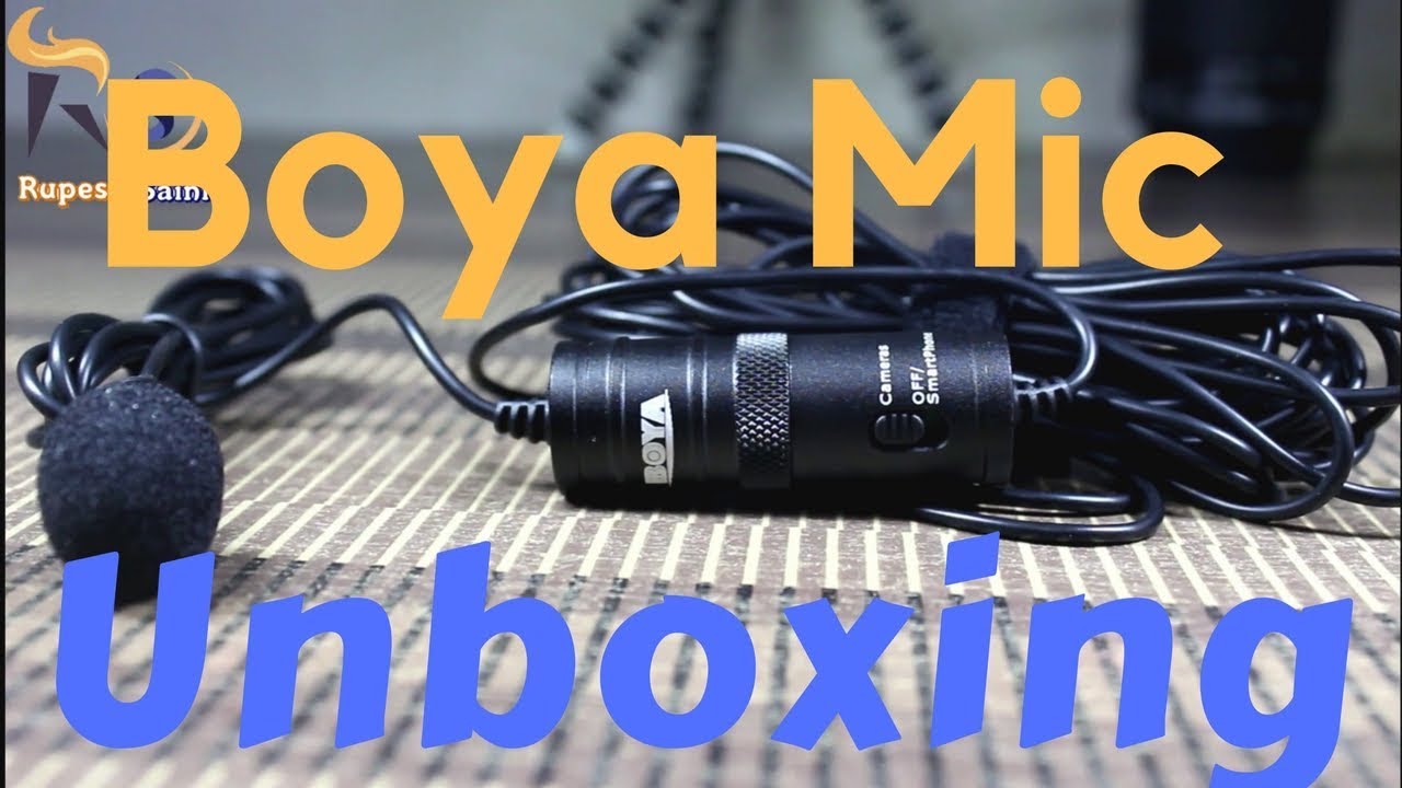 Boya Lavalier BY-M1 Mic Unboxing and Quick Review | Best for Youtubers ...