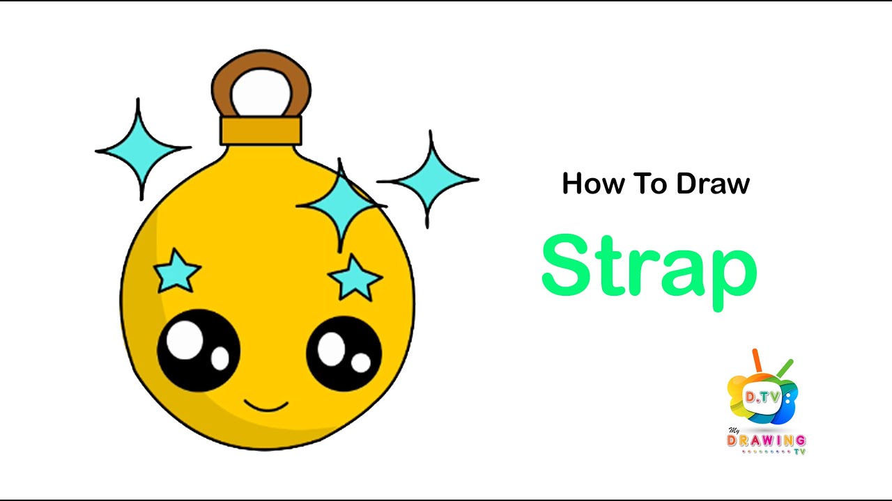 How To Draw A Strap | Easy Drawing Step By Step | #150 - YouTube