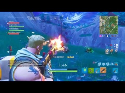 Fortnite 11 Kill Efsane! En İyi Anlar Montaj