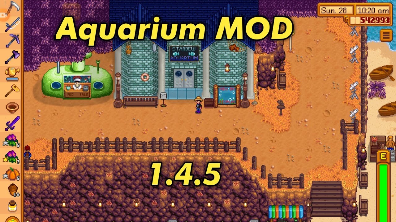 Stardew Valley Mod •|• Stardew Valley Aquarium Mod (2022) - YouTube