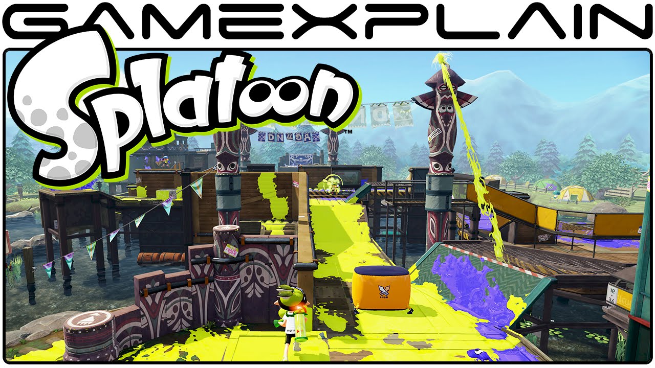 Splatoon - NEW Camp Triggerfish Stage DLC Coming Soon! - YouTube