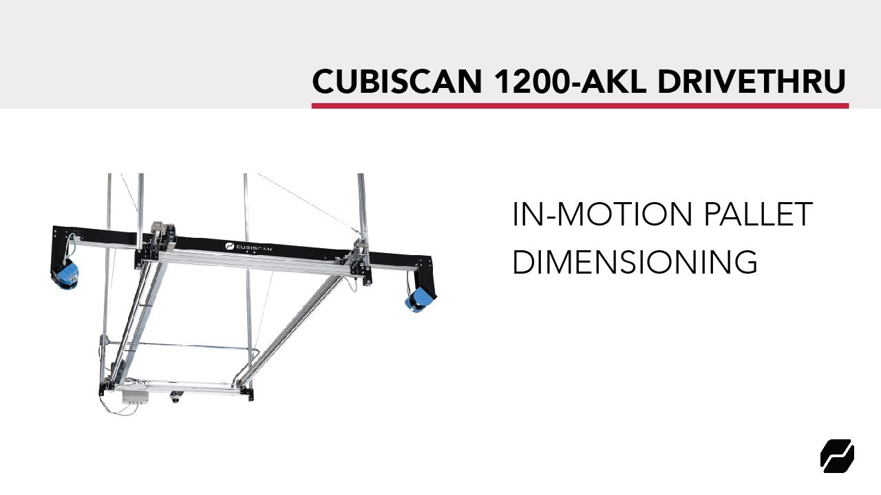 Cubiscan 1200-AKL DriveThru–In-motion Dimensioning for Palletized ...