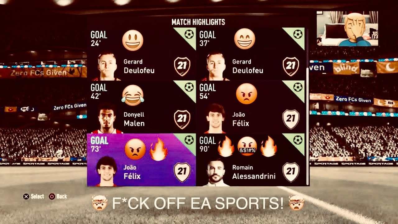 EA SCRIPTS A 2ND HALF COMEBACK! (Full Match Gameplay) | FIFA 21 Ultimate Team (PS4) - YouTube