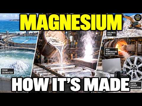 How Magnesium Is Made: FROM OCEAN WATER TO AIRCRAFT METAL