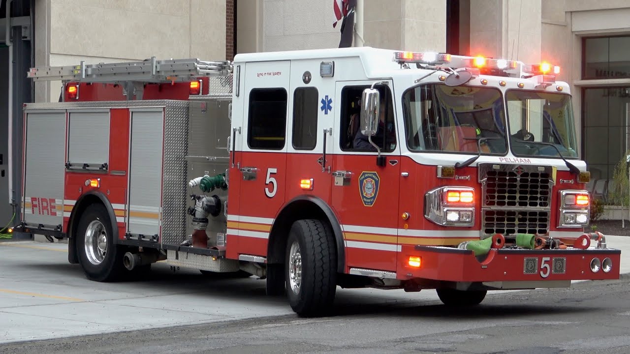 *New Firehouse* Pelham FD Engine 5 & Town of Pelham EMS 38-Medic-1 ...