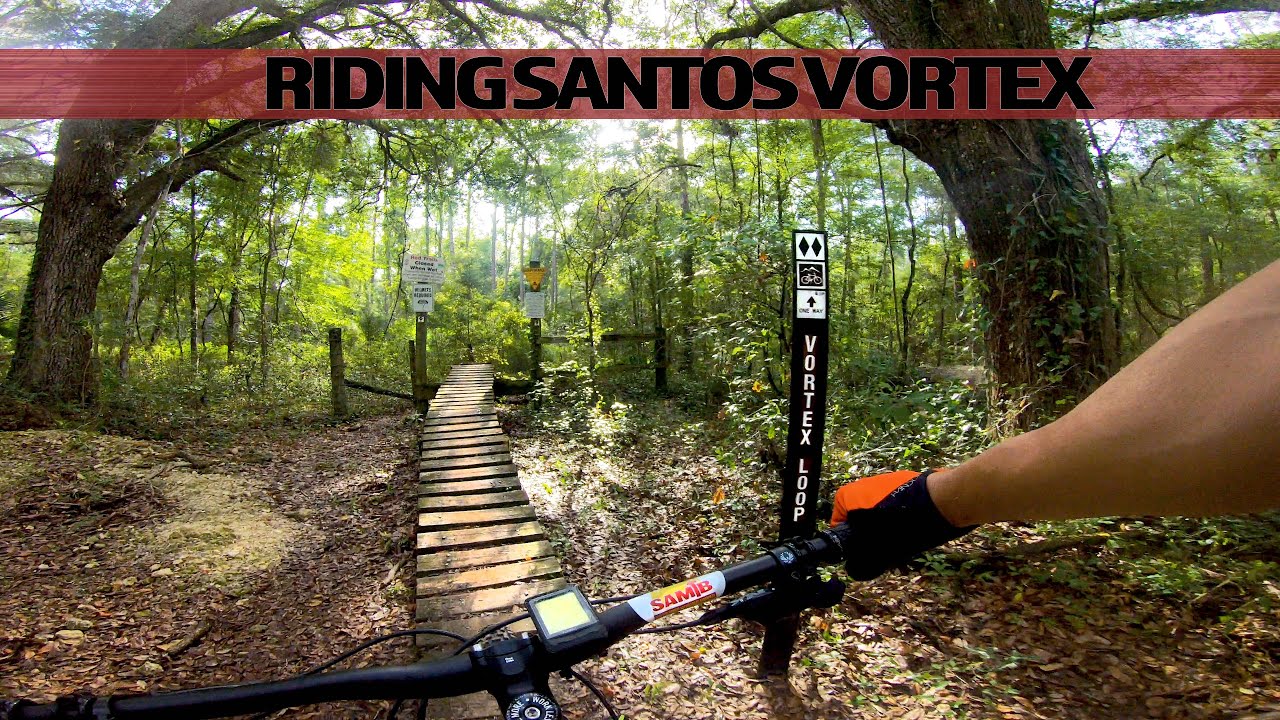 Riding the Vortex at Santos Trails was an unexpected joy!!!! - YouTube