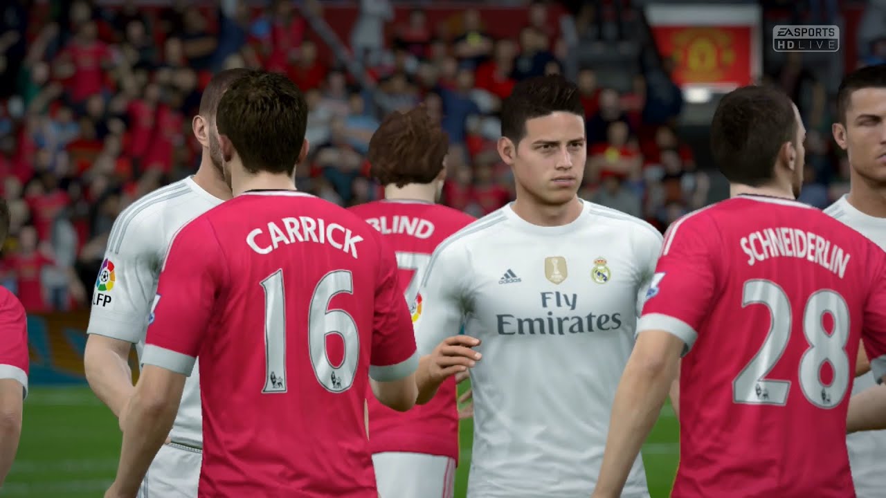 FIFA 16 | Manchester United vs Real Madrid - Full Gameplay (PS4/Xbox ...
