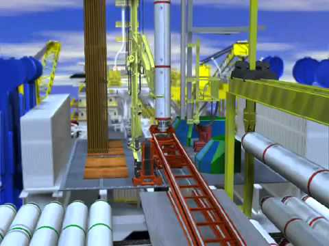 Offshore drilling animation. technics and methods - YouTube