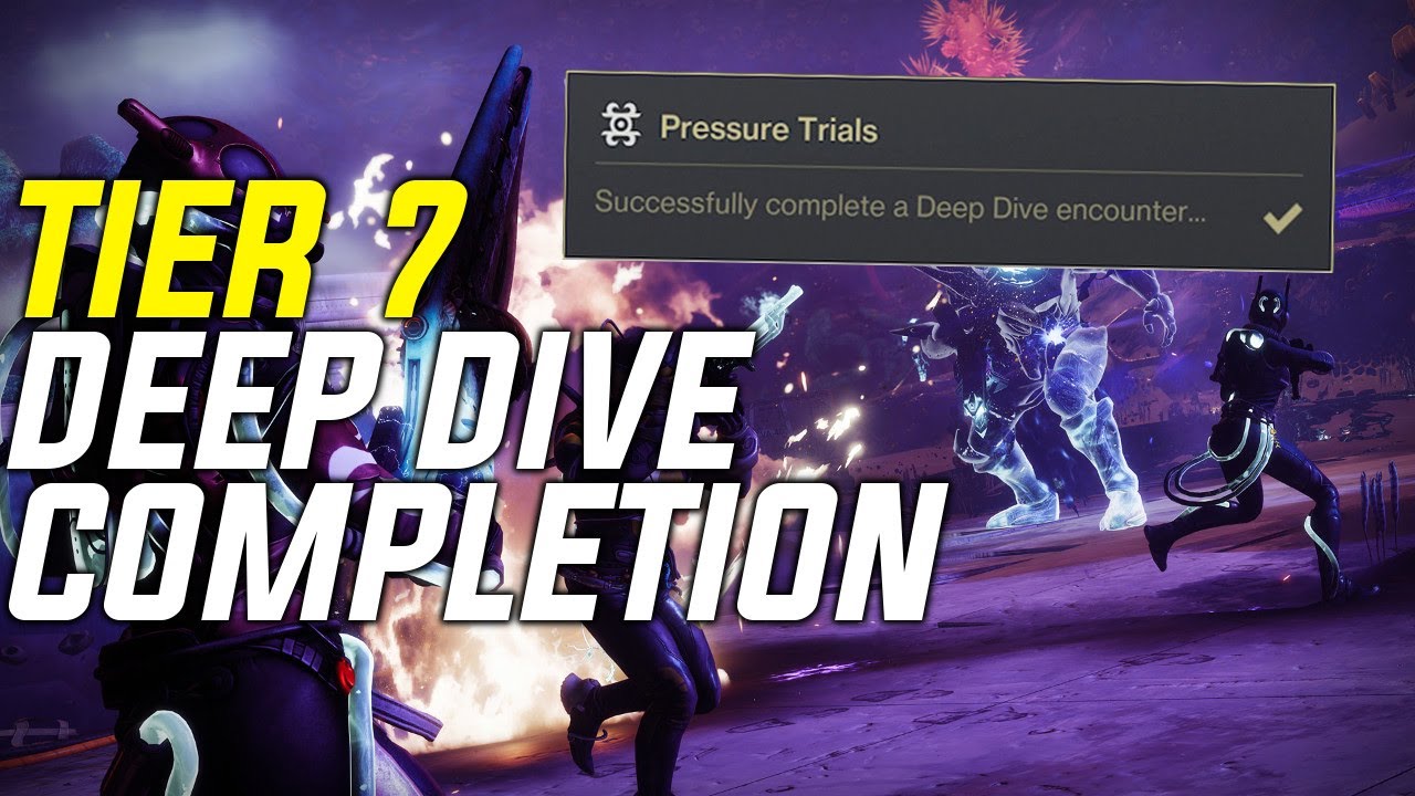 Destiny 2: Tier 7 Deep Dive Completion - 3x Pressure Trials (Season of ...