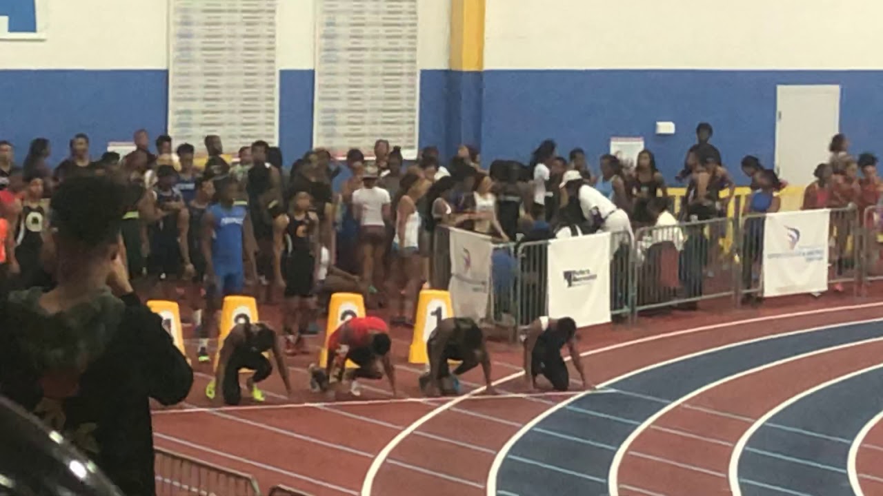 Tune Up Meet Boys 55m Dash: Khalil B - YouTube