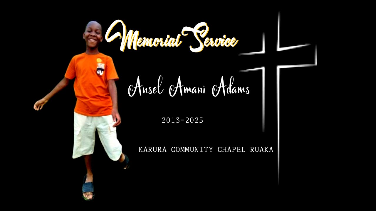 Memorial Service for the late Ansel Adams Amani 2013 - 2025 - YouTube