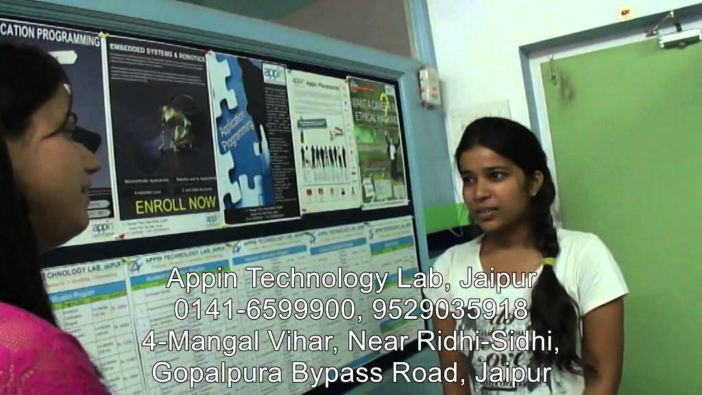 Student Review: Appin Technology Lab Jaipur - YouTube