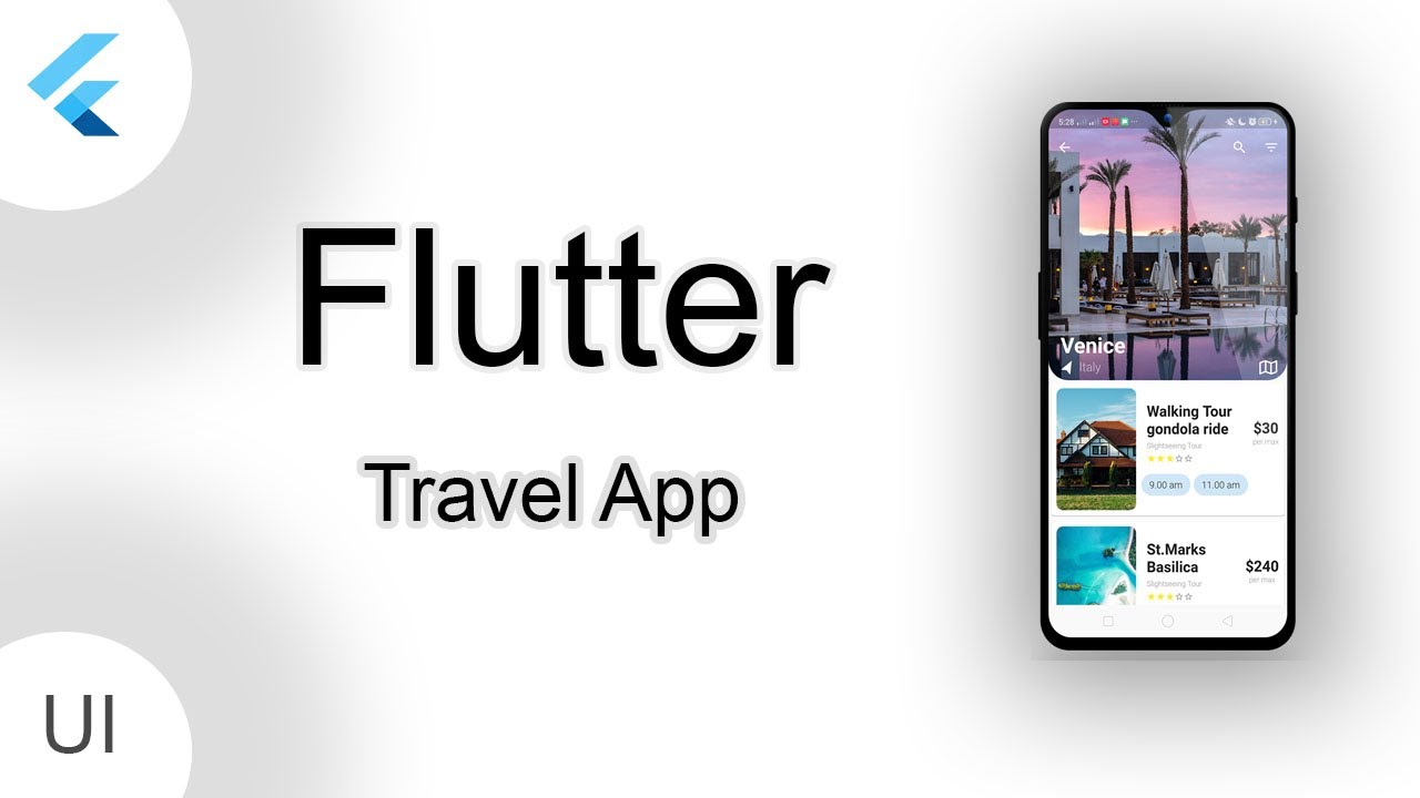 Build Travel App UI | Flutter Tutorial - YouTube