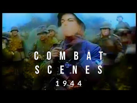 1944 Combat Scenes Intense WW2 Footage - YouTube