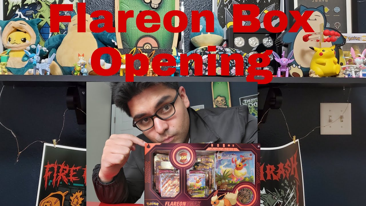 *GOLDEN* Pokemon Flareon Premium Box Opening - YouTube