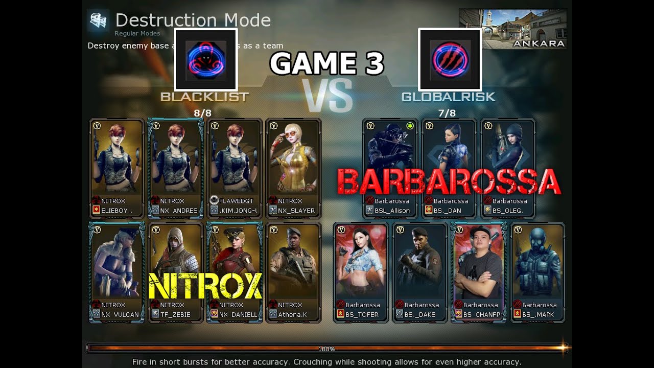BARBAROSSA vs NITROX | ANKARA | GAME 3 | CFPH - YouTube
