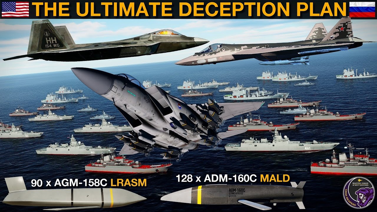 MALD Decoys & C-17 LRASM Rapid Dragon vs Russia's Black Sea Fleet ...