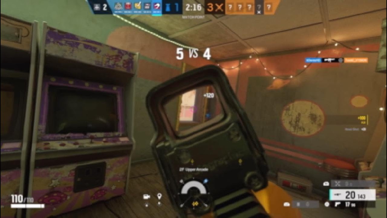 R6 King ace and 1v3 in Diamond 1 lobby - YouTube