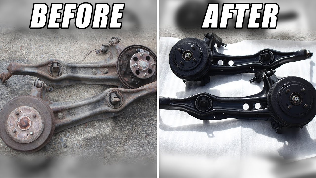 Restoring 20 Year Old Honda Civic - Trailing Arm Restoration - YouTube