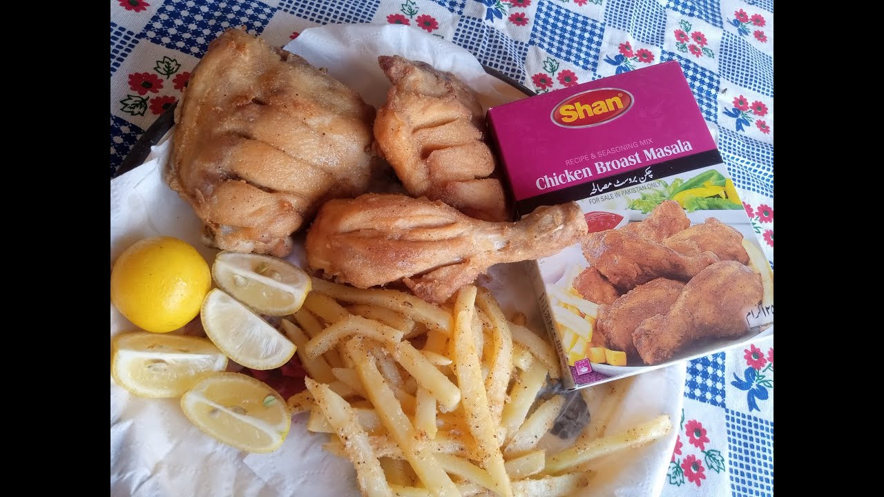 Chicken Broast Recipe | Crispy Broast Recipe | Shan Broast Masala ...