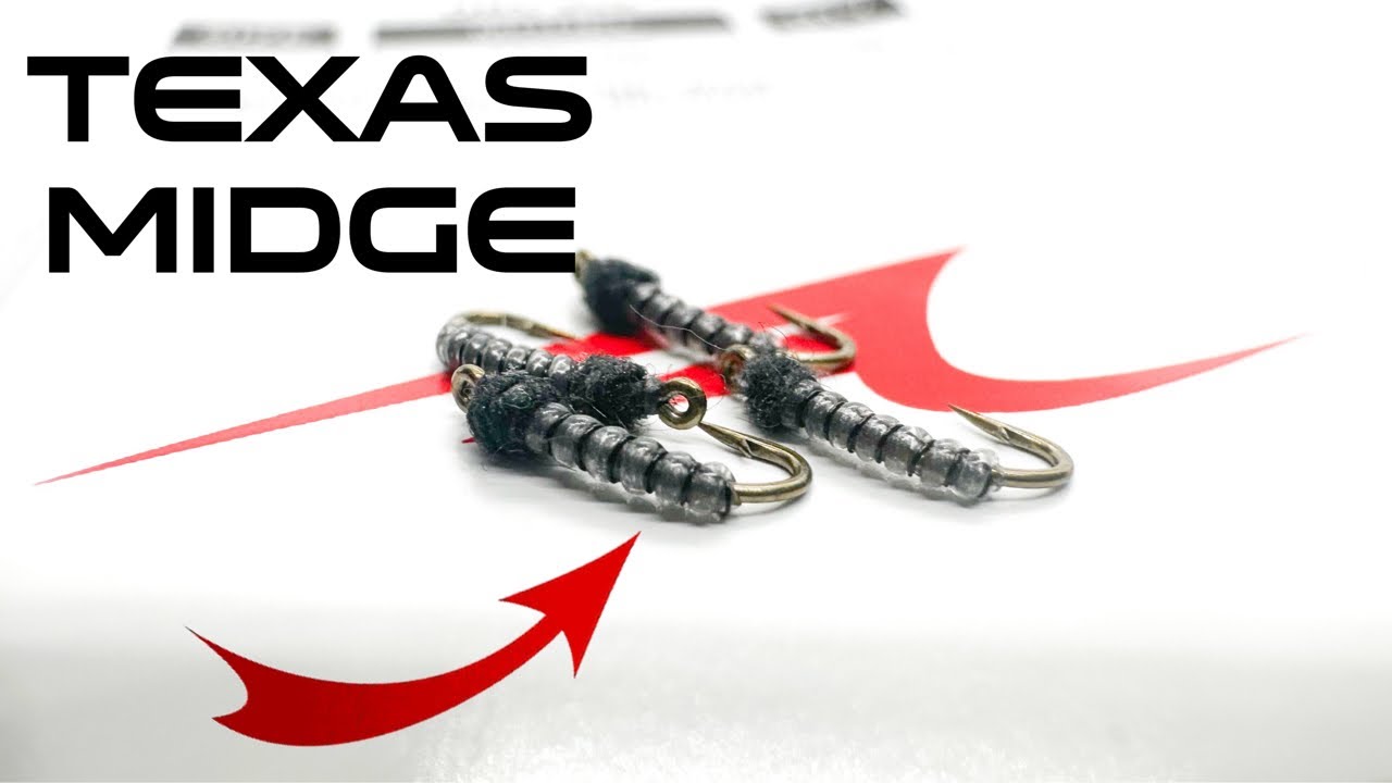 EFFECTIVE Midge Larva // Texas Midge Fly Tying Tutorial // San Juan ...