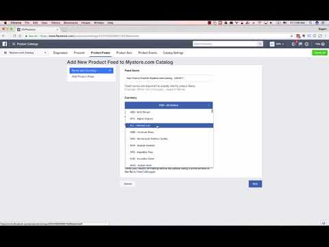 How to create a Facebook catalog in Business Manager - YouTube