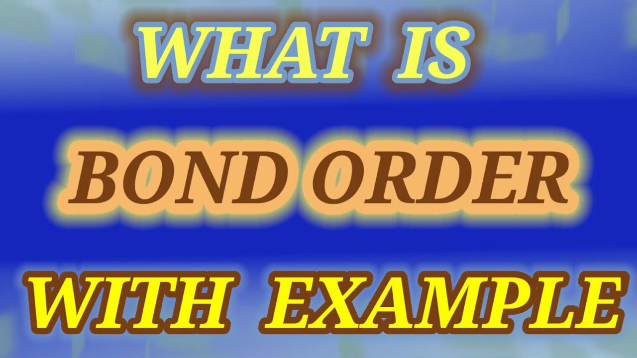 BSc first year Chemistry : Bond Order with example #RVCc - YouTube