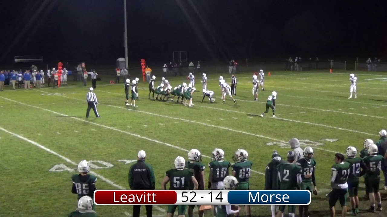 Leavitt vs Morse Football - YouTube