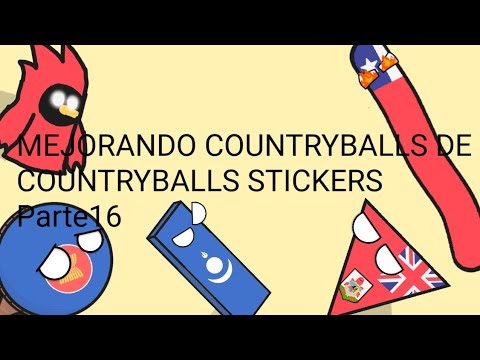 mejorando countryballs de countryballs stickers parte 16 - YouTube