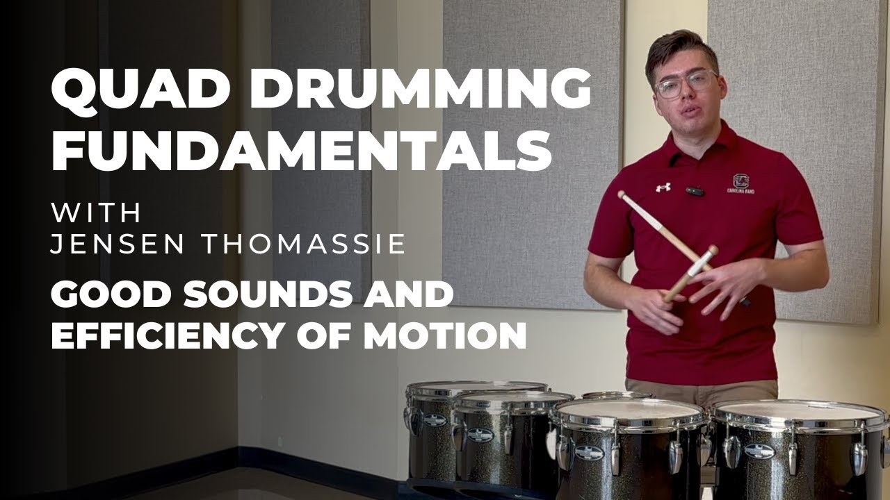 Quad Drumming Fundamentals: Good Sounds and Efficiency of Motion - YouTube