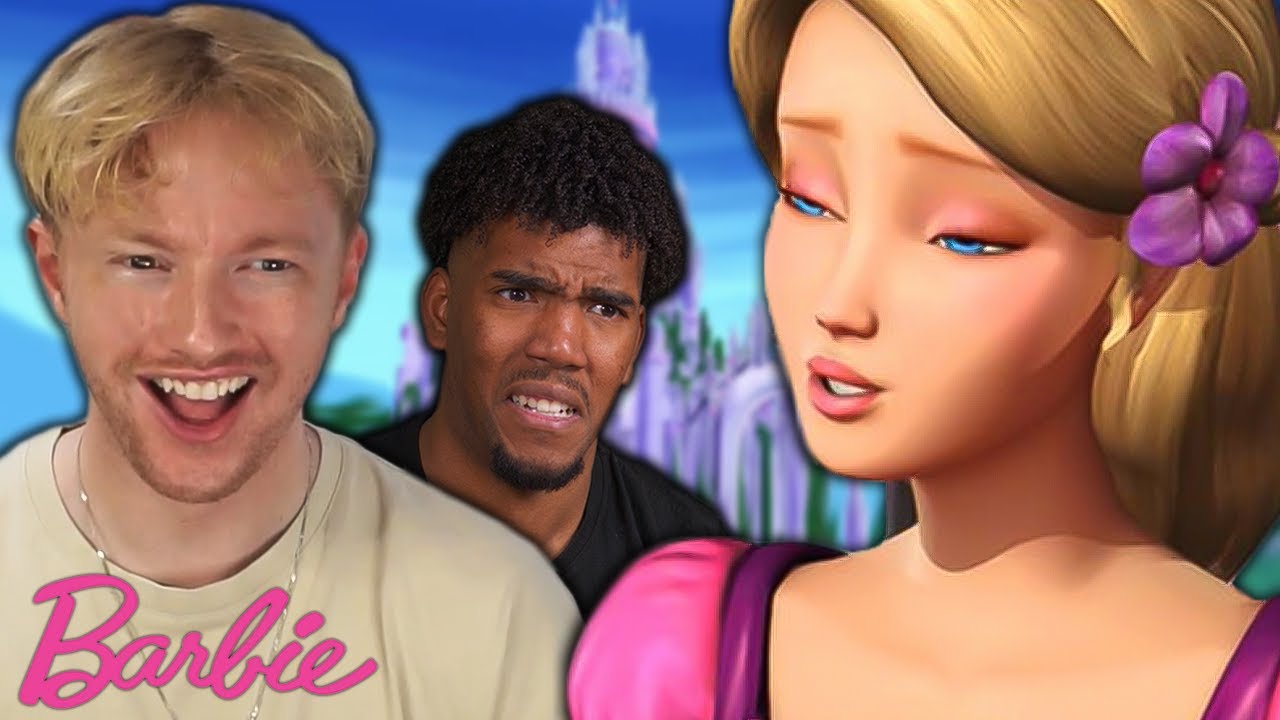 grown men watch a barbie movie - YouTube