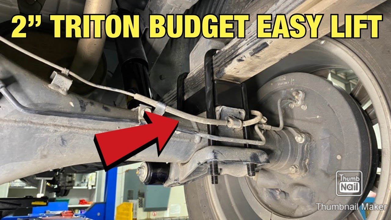 MITSUBISHI TRITON 2 INCH LIFT BLOCKS EASY INSTALL - YouTube