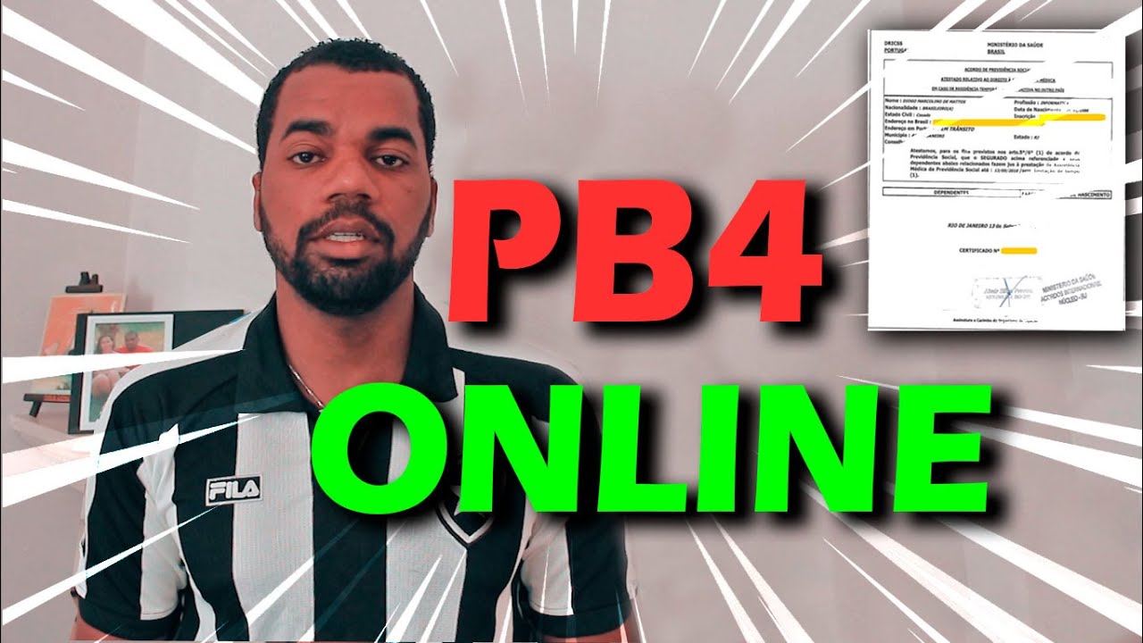 PB4 ONLINE - COMO TIRAR - MORAR EM PORTUGAL - YouTube