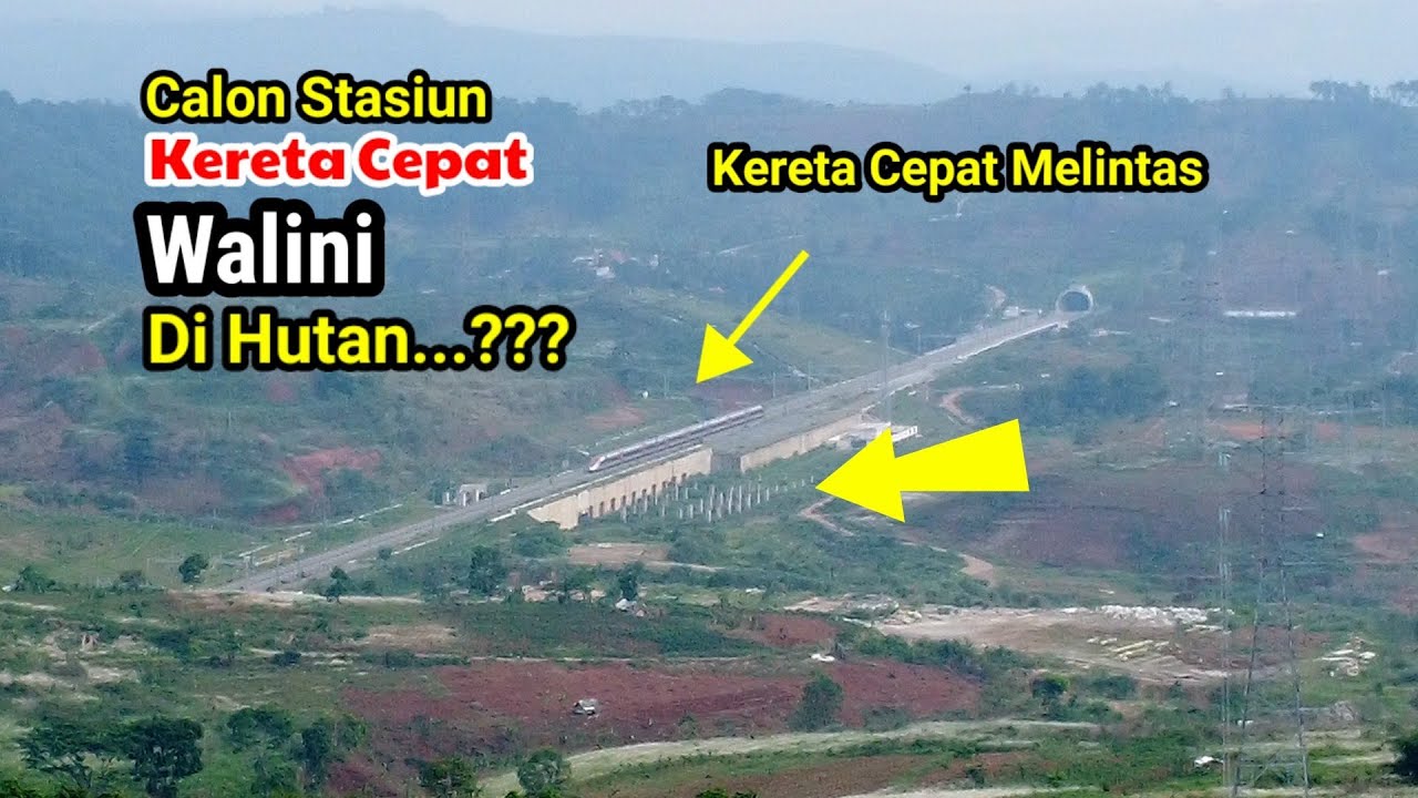 Apa kabar calon Stasiun KERETA CEPAT WALINI, inilah kawasan Walini di ...