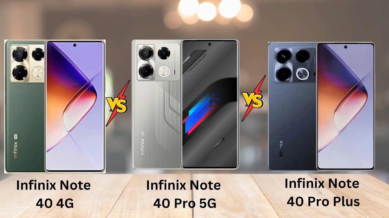 Infinix note 40 pro 4G VS Infinix Note 40 pro VS Infinix Note 40 pro ...