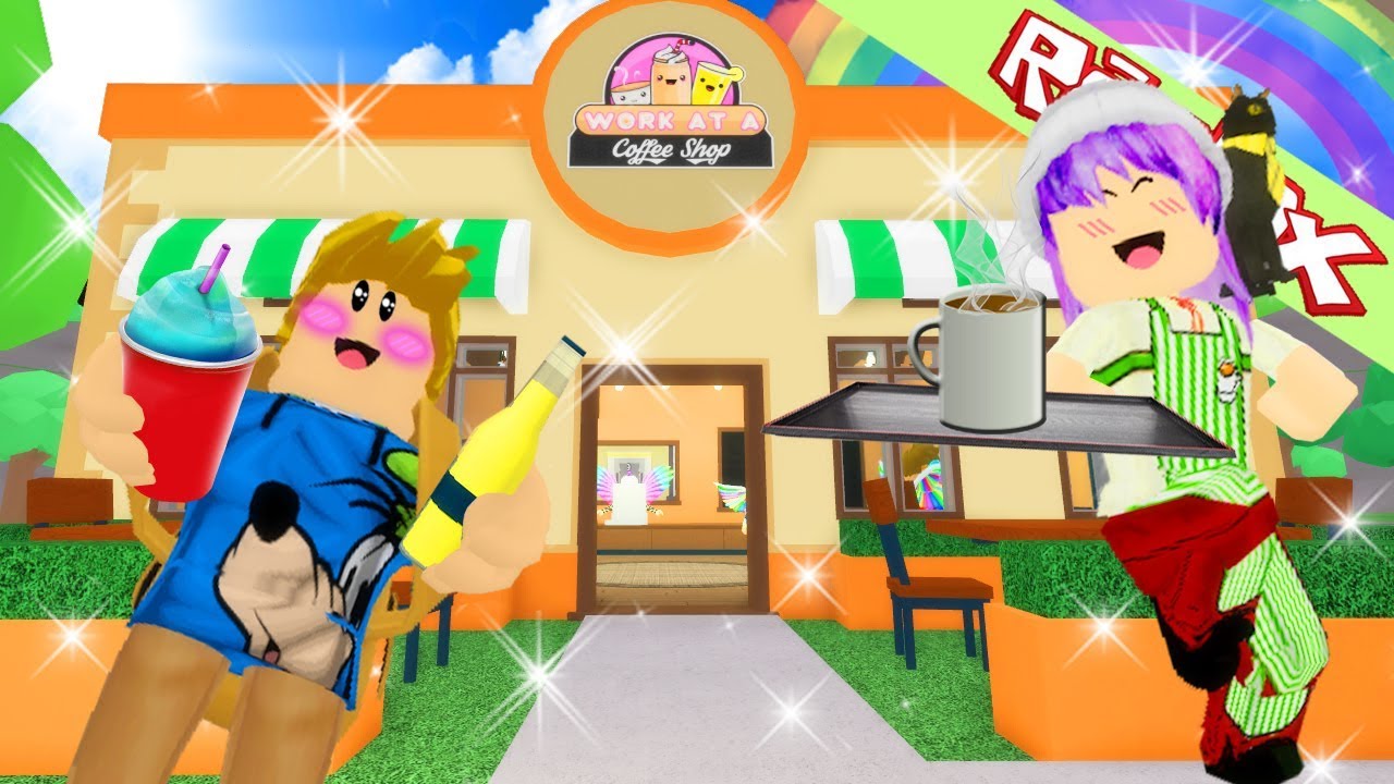 Roblox เริ่มต้นทำงานร้านขายกาแฟมาตกแต่งบ้านสไตล์เจ้าหญิง New roblox ...